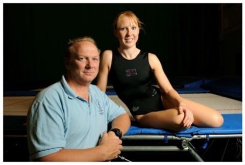 British Gymnastics Trampoline Champion Claire Wright - Gymnastics History